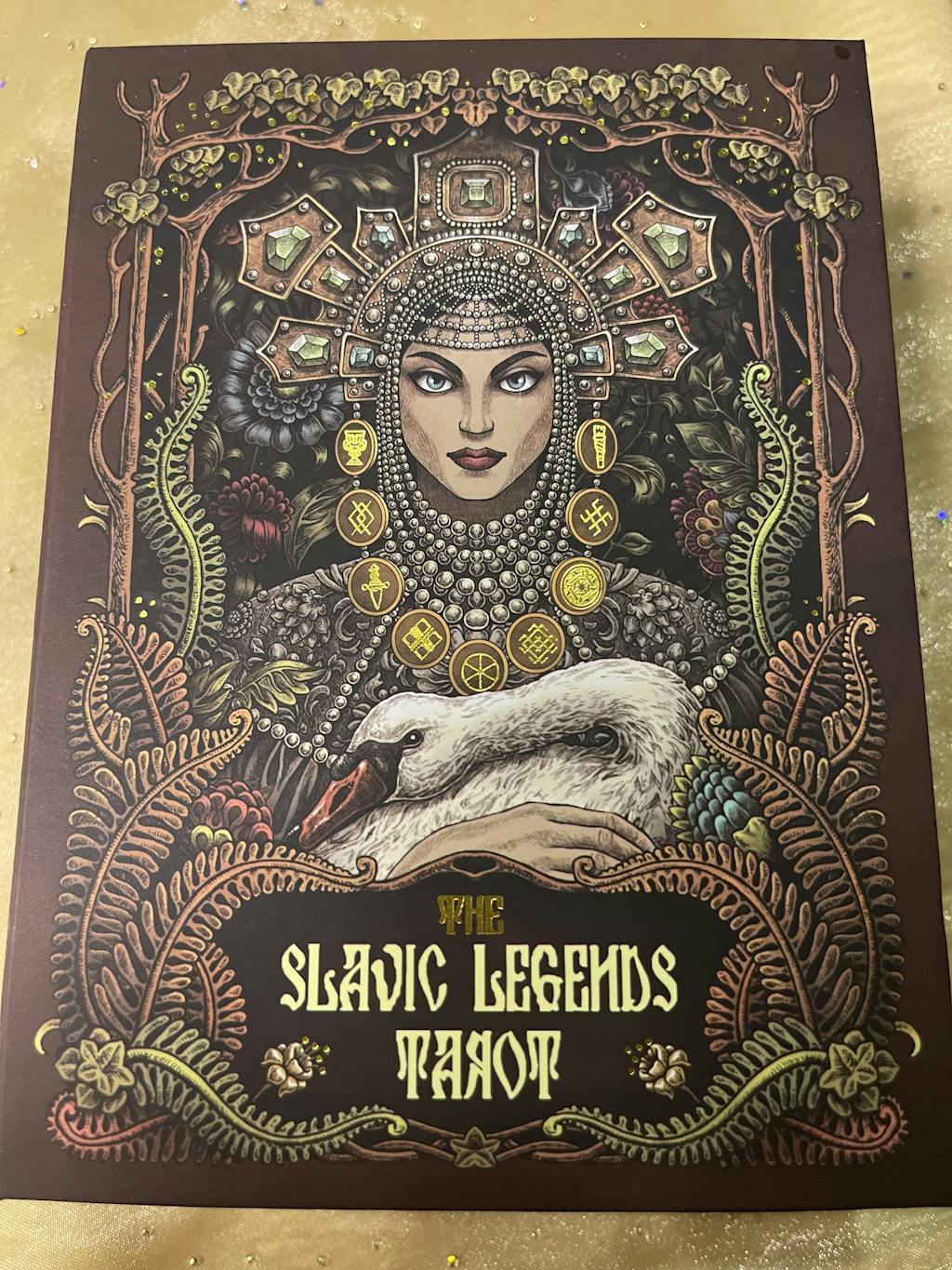The Slavic Legends Tarot: Large size edition with Matt-Gold Card Edges ...