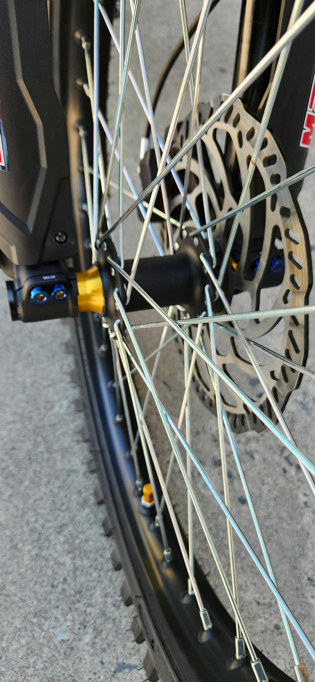 TB Colored Front Axle Spacers