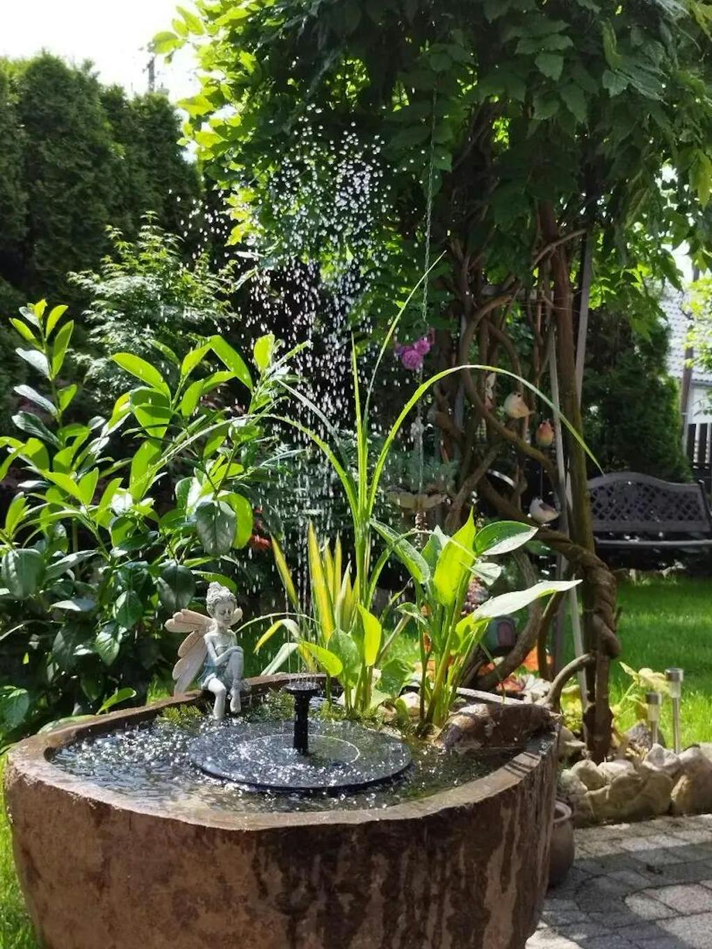 Fonte Solar para Jardim – Ecológica, Fácil de Usar e Personalizável ...