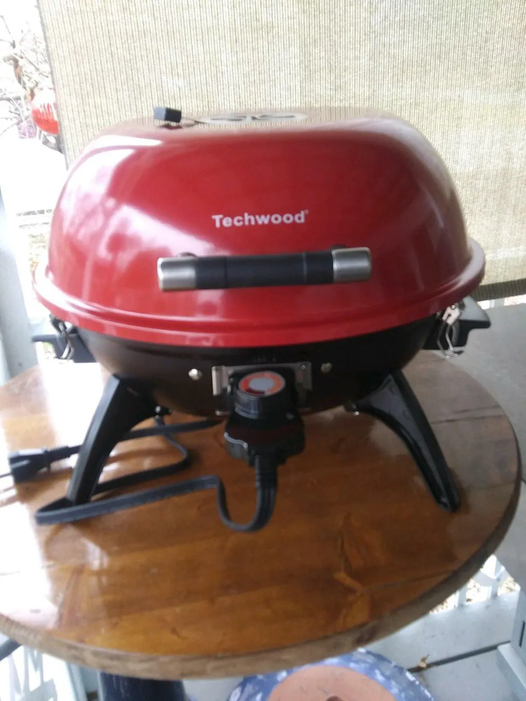 Techwood Electric BBQ Grill,1600WTabletop Grill, Double Layer Design,