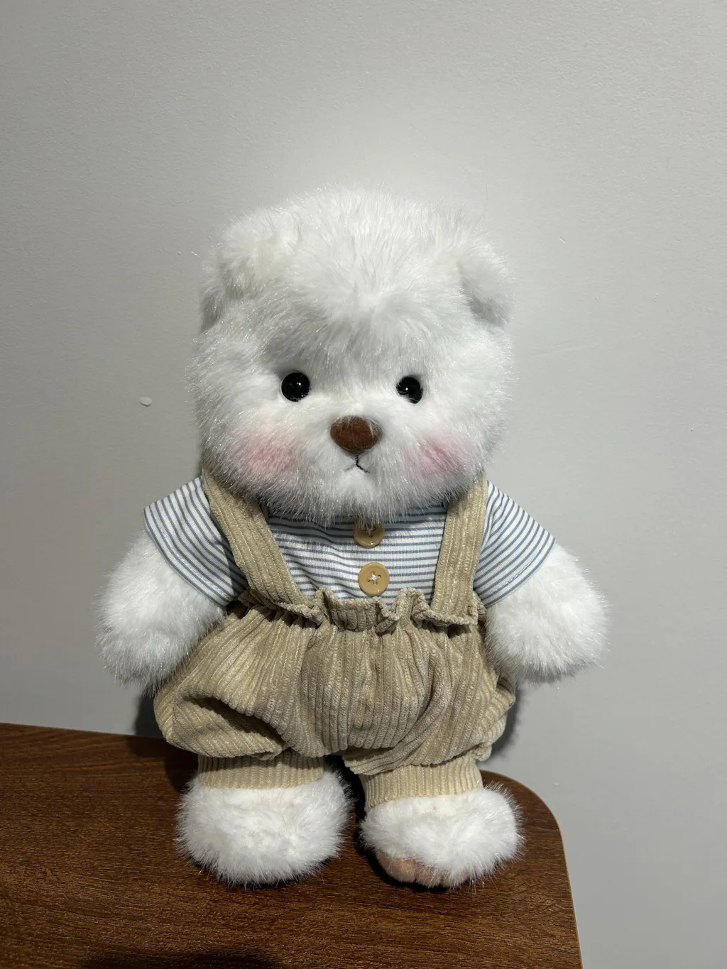 Teddy Bear & Daily Blue Overalls Set of 2 - 12 Inches – Teddy Huggy