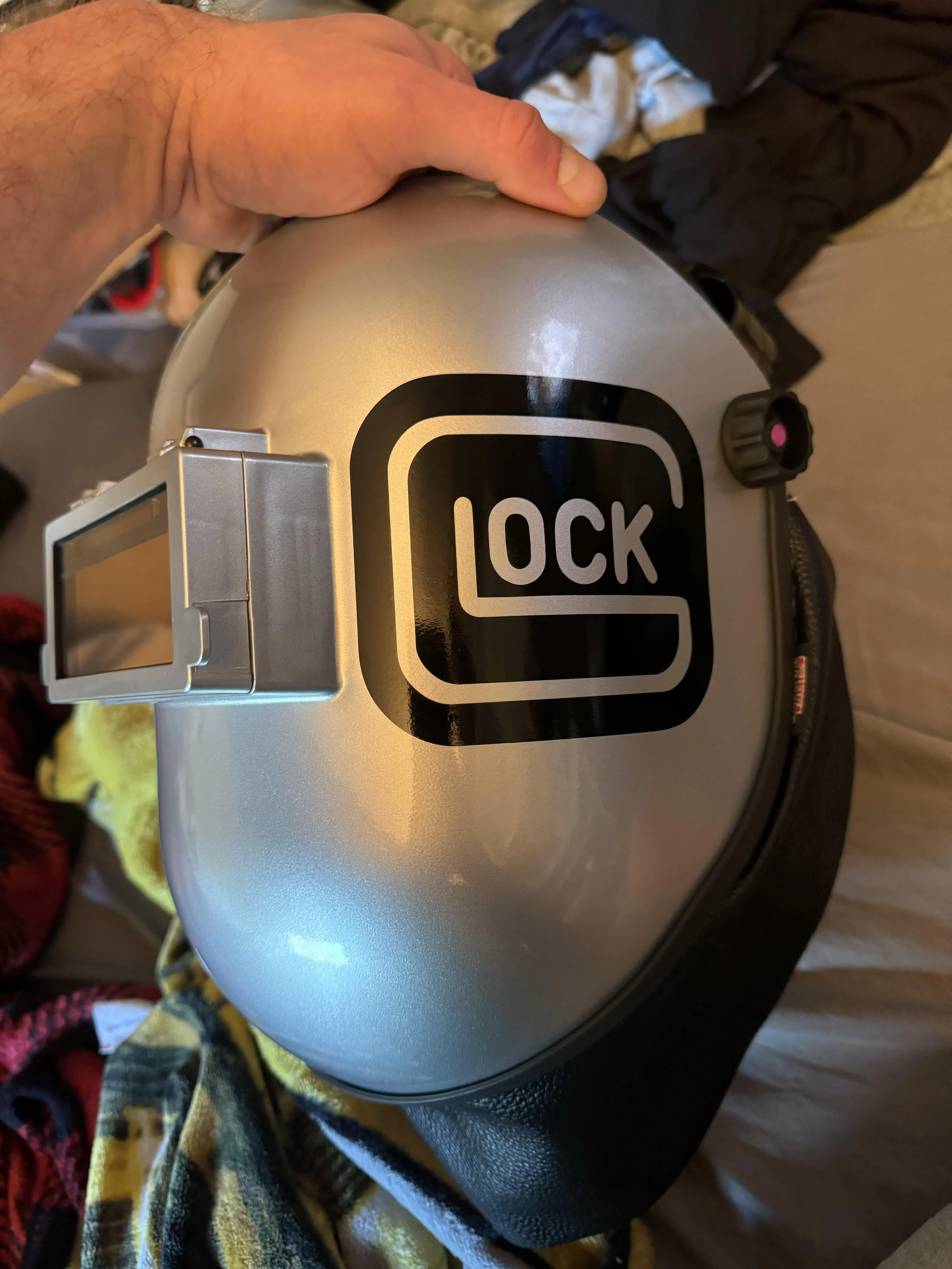 Chopped Fiberglass Sugar Scoop Welding Helmet, MEDIUM CUT Top and Bott ...
