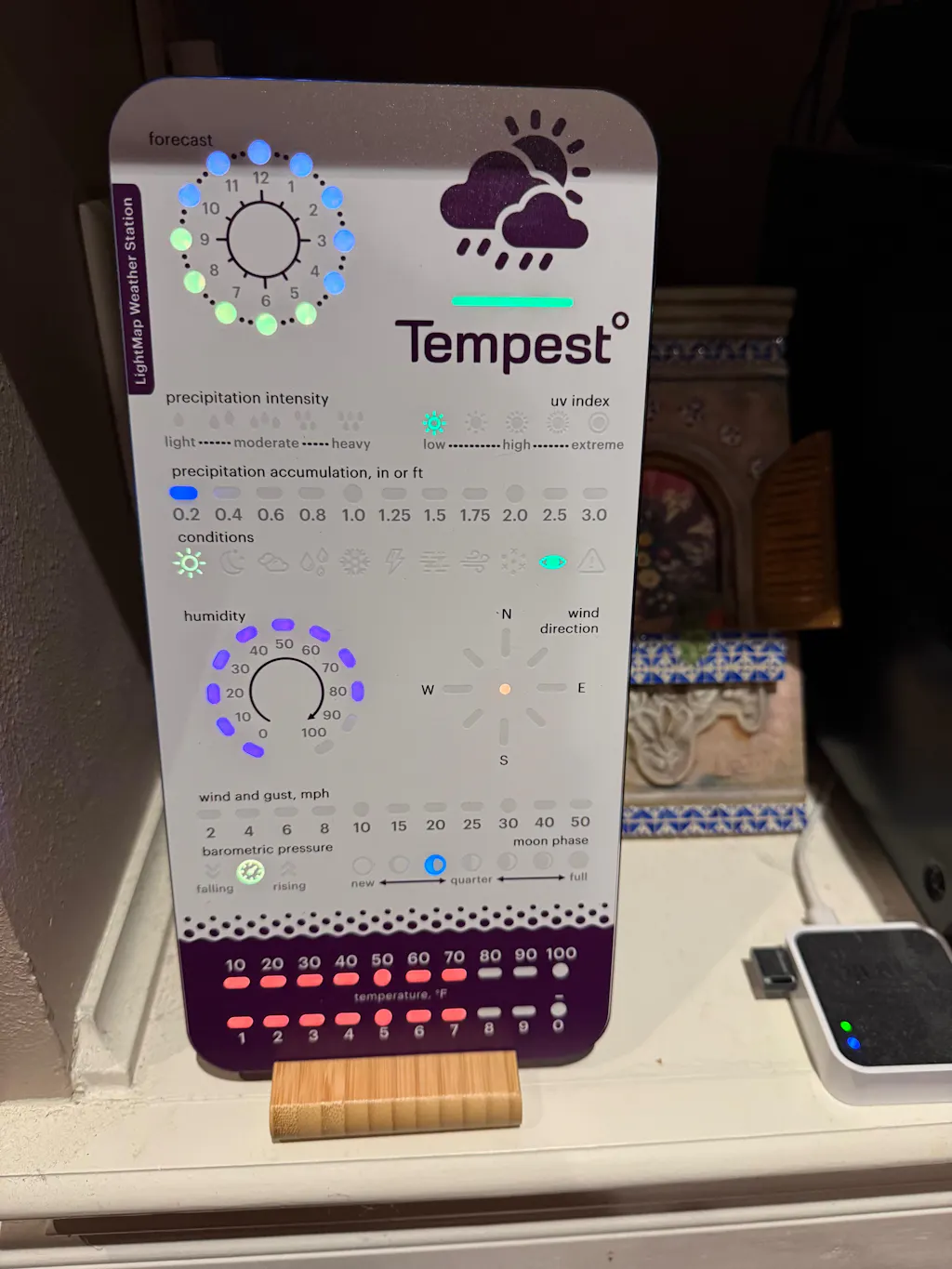 LightMap Weather Display for Tempest