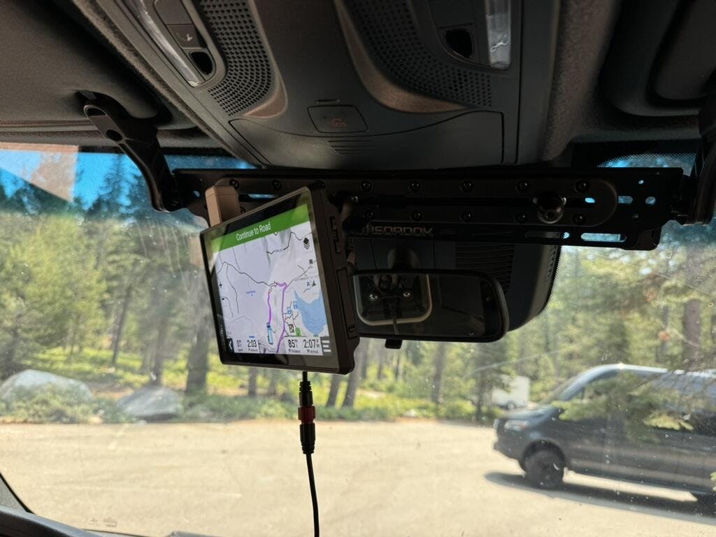 Sprinter Van Visor Track Mount for Navigation Devices and Accessories ...