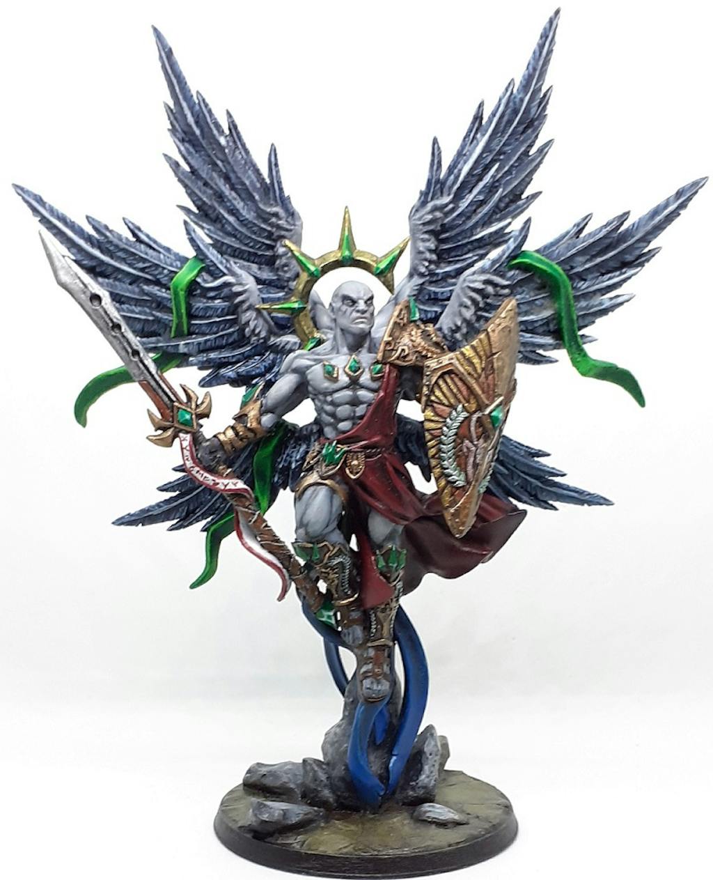 Solar angelo divino celestiale miniatura 3D