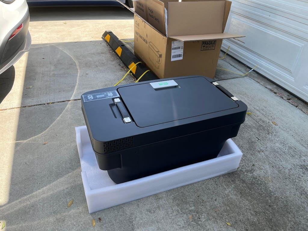 The Tesla Fridge - 35L Portable Freezer for Model Y Sub Trunk ...