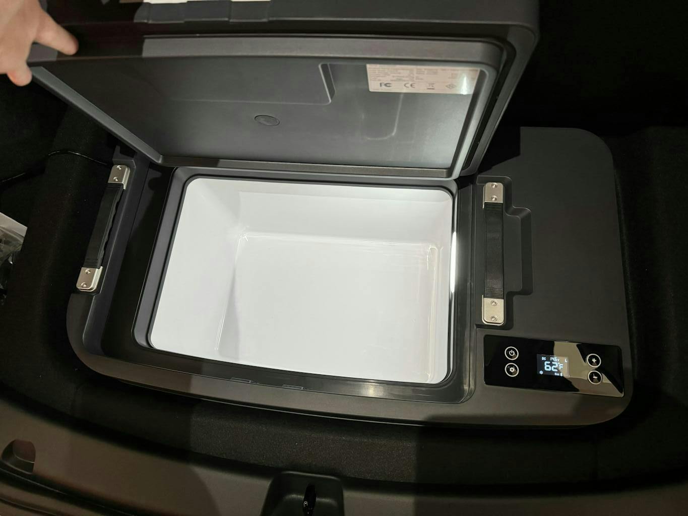 The Tesla Fridge - 35L Portable Freezer for Model Y Sub Trunk ...