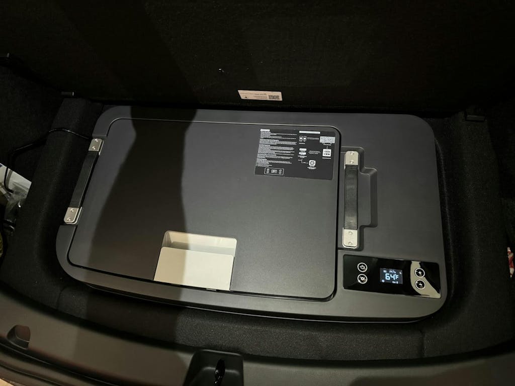 The Tesla Fridge - 35L Portable Freezer for Model Y Sub Trunk ...