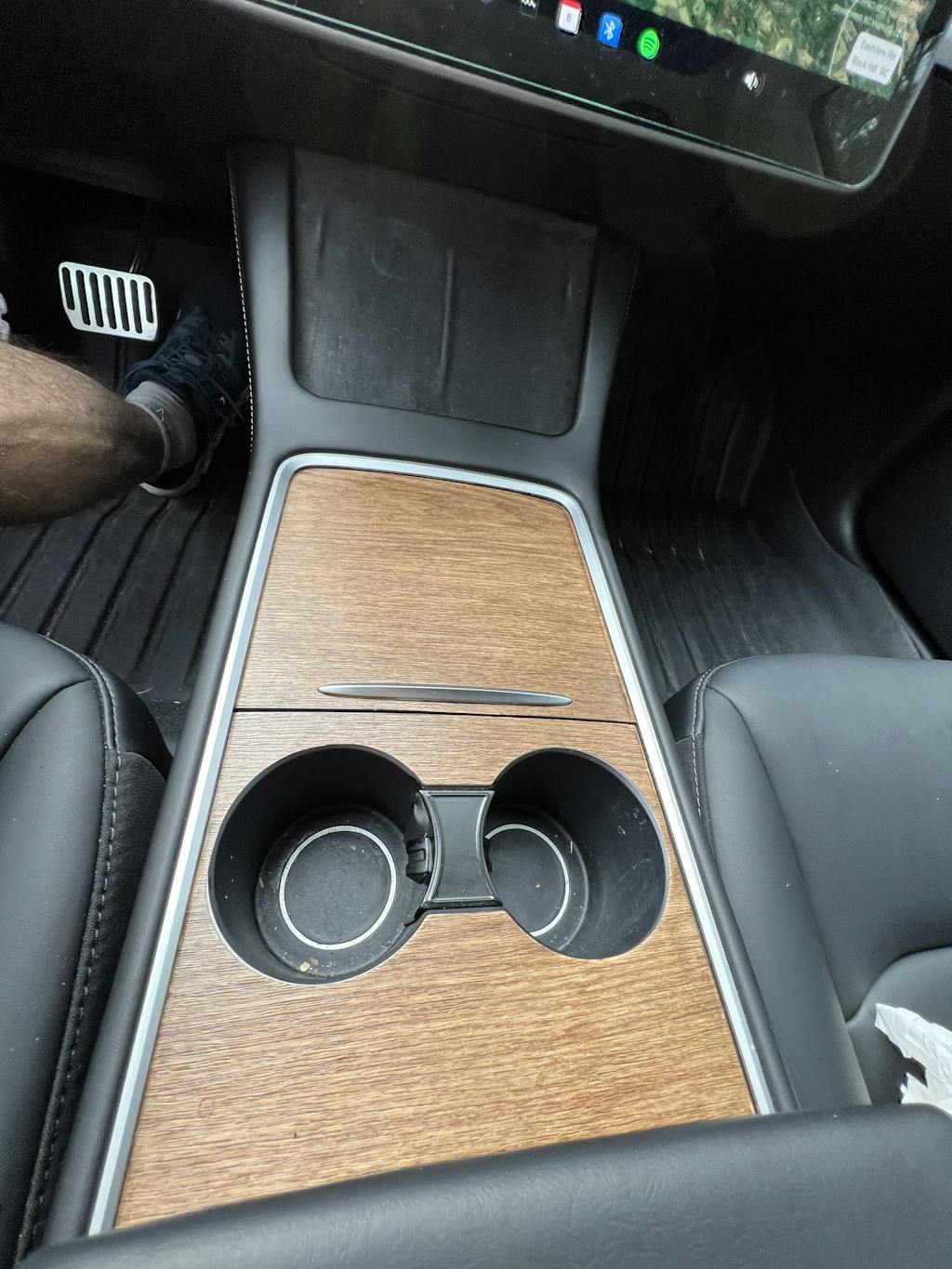 Model Y Wood Console Wrap (2021+) - Tesloid Canada