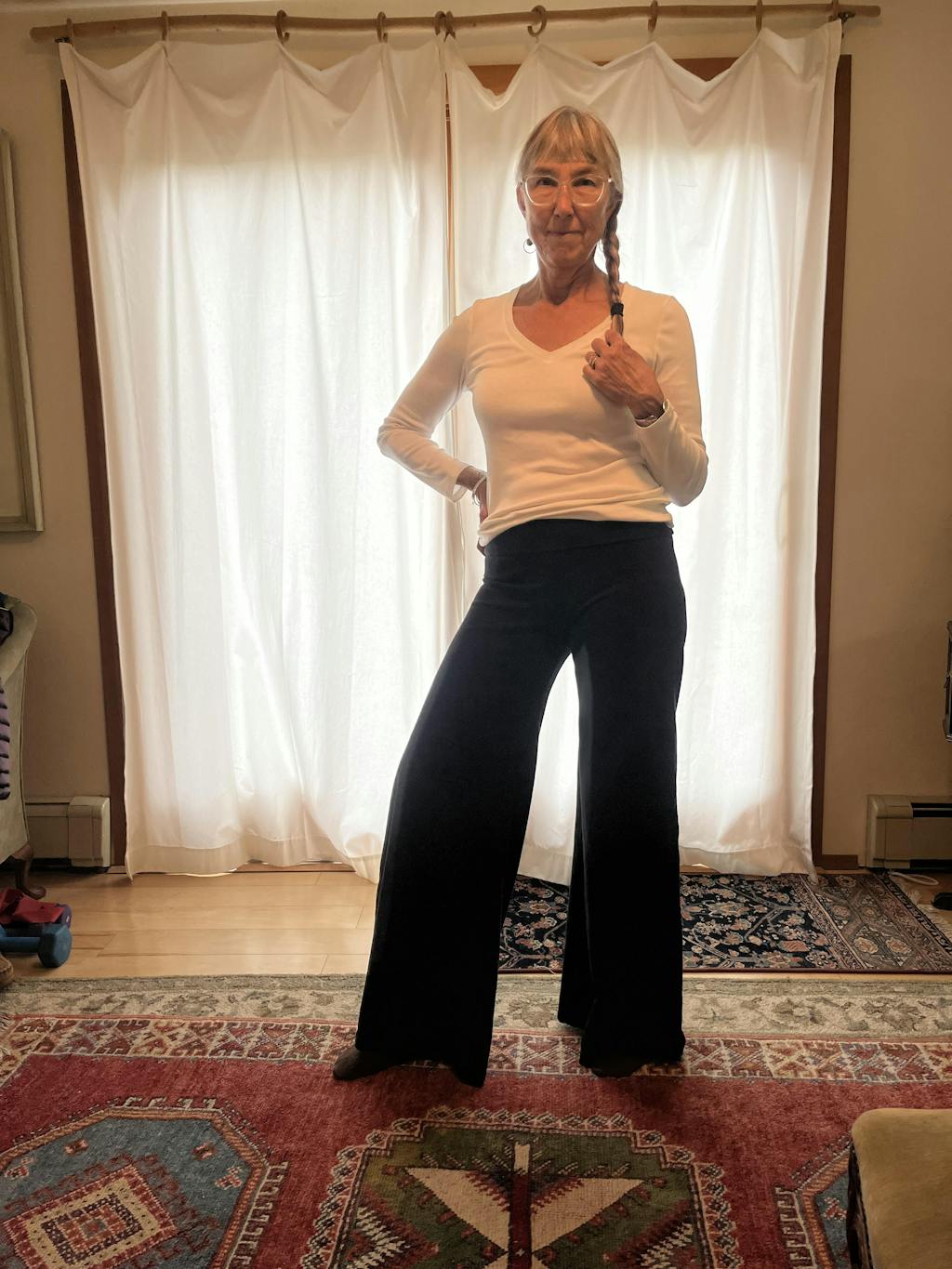 Wide Leg Hippie Casual Flare Posh Pants for Women Who Like Comfort