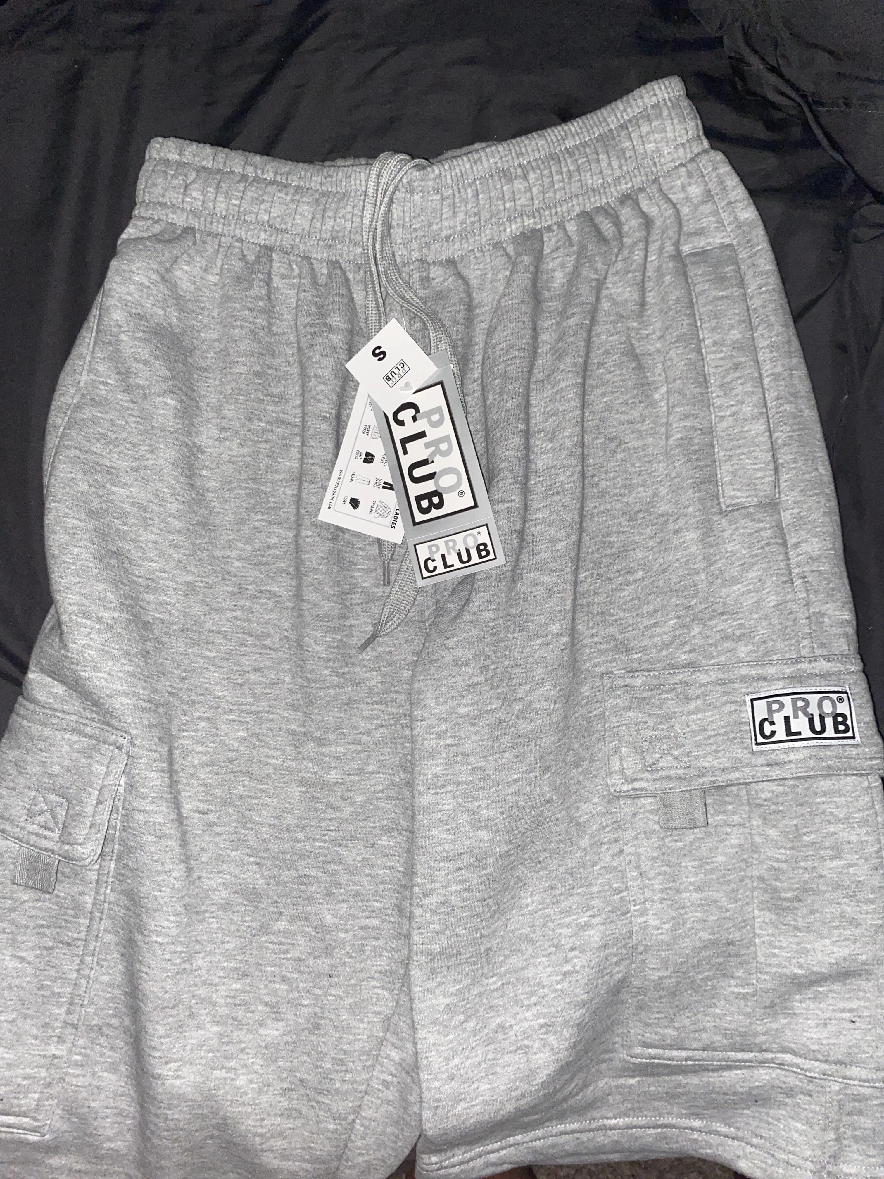 Pro Club Men's Fleece Cargo Shorts