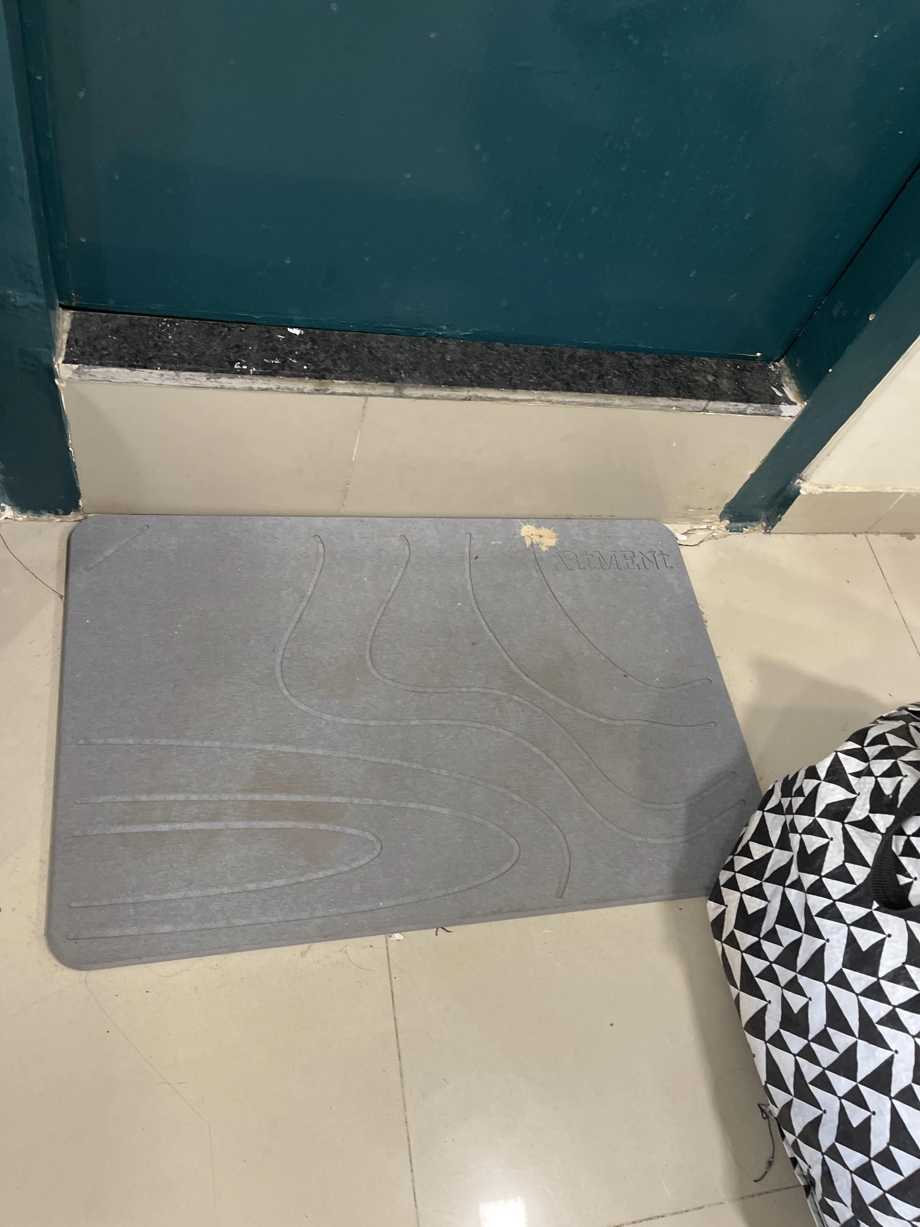 TerraDry Stone Bath Mat - Non-Slip Super Absorbent Diatomaceous Earth ...