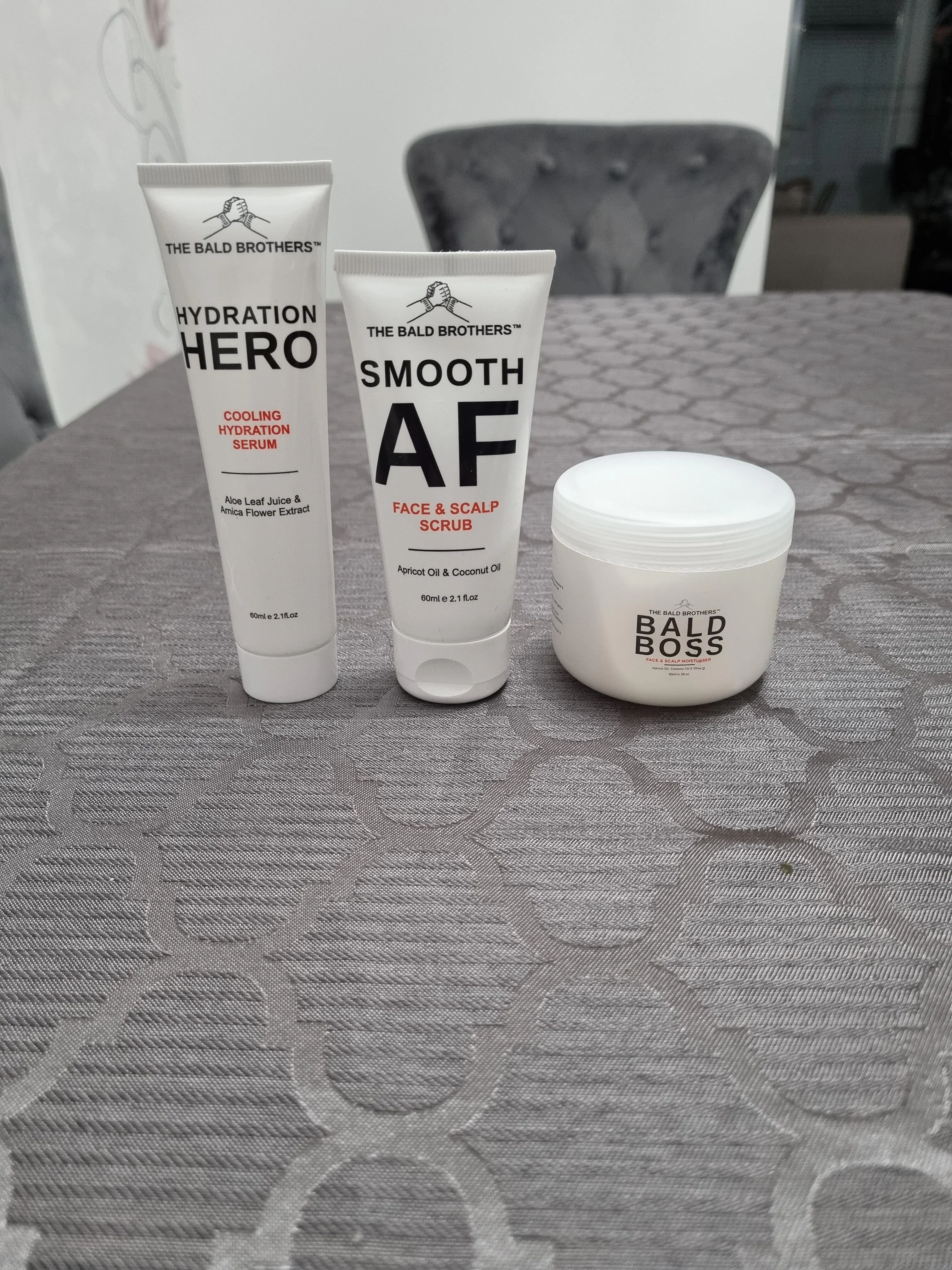 The Full Bald Head Care Gift Set | Complete Grooming Routine | Mens ...