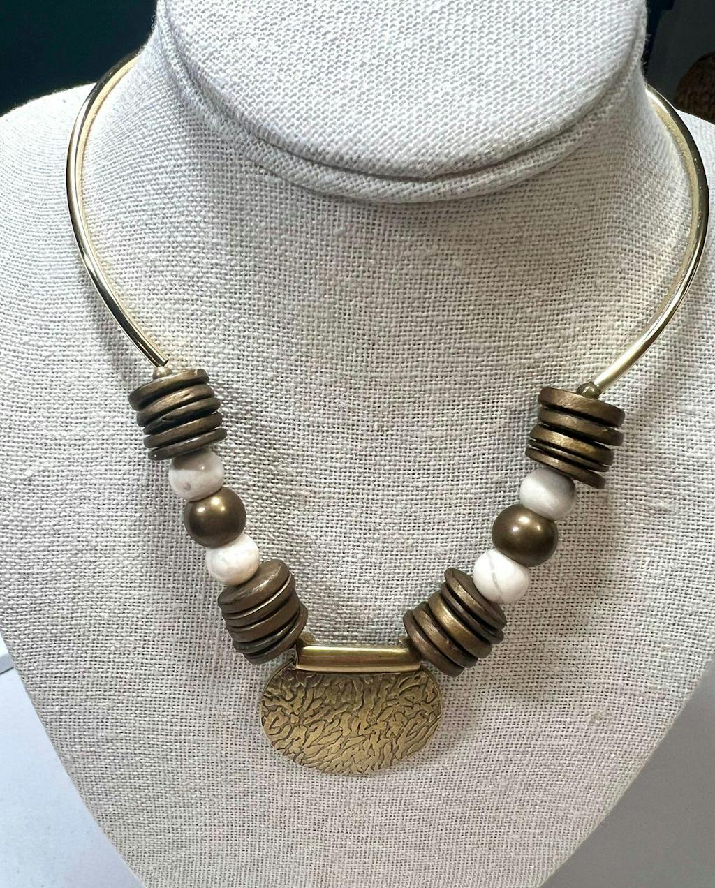 Gold Disk Coconut Shell Beads (20mm) — The Bead Chest