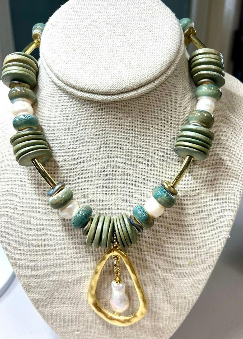 Gold Disk Coconut Shell Beads (20mm) — The Bead Chest