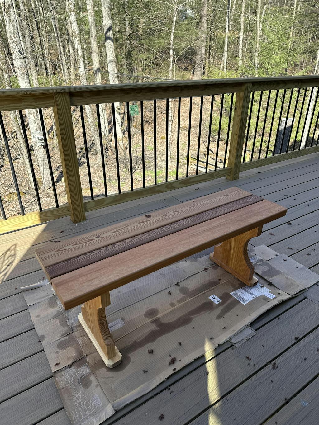 Western Red Cedar Backless Bench by All Things Cedar - The Charming ...