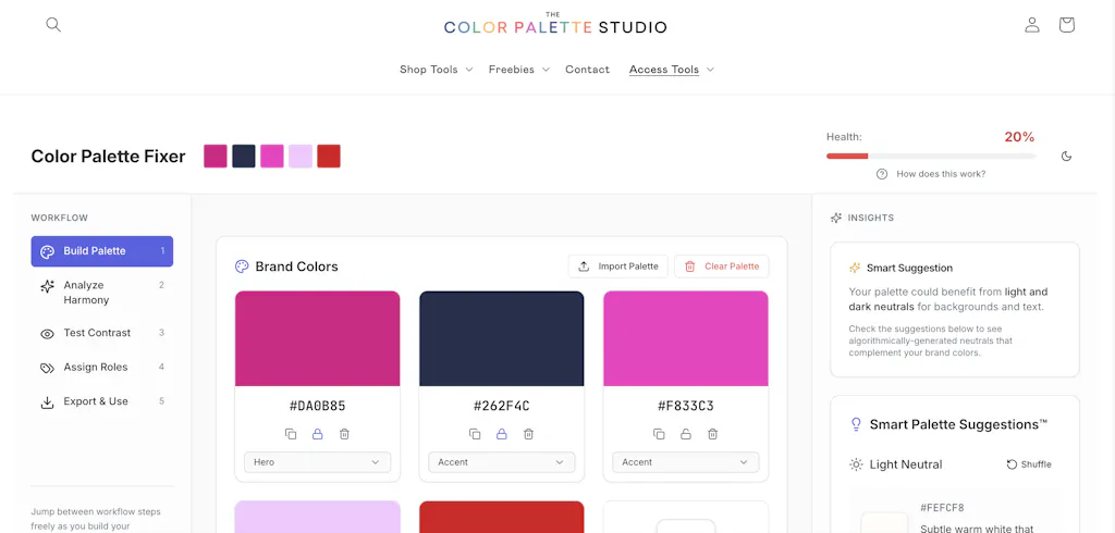 Color Palette Fixer – Balance Your Brand Colors Instantly – The Color ...