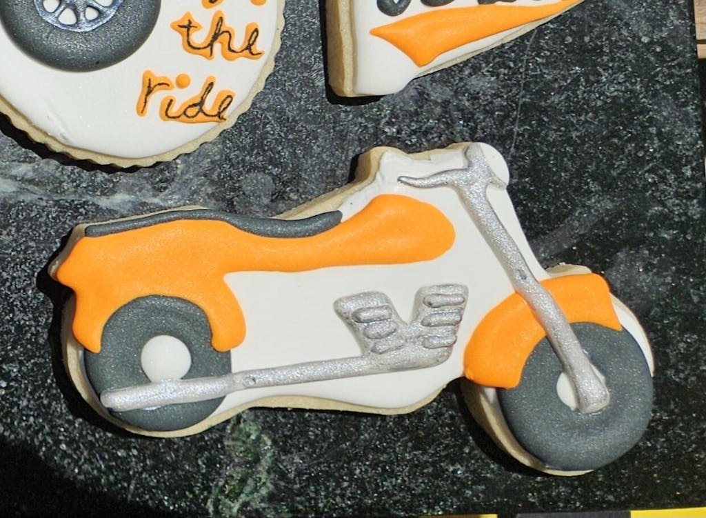 Motorcycle Cookie Cutter 5" — The Cookie Countess
