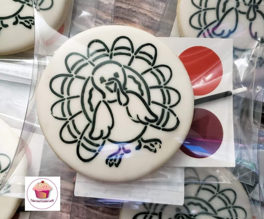 Classic Turkey PYO Stencil — The Cookie Countess