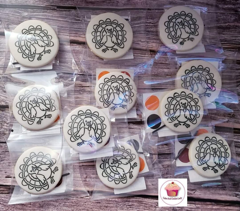 Classic Turkey PYO Stencil — The Cookie Countess