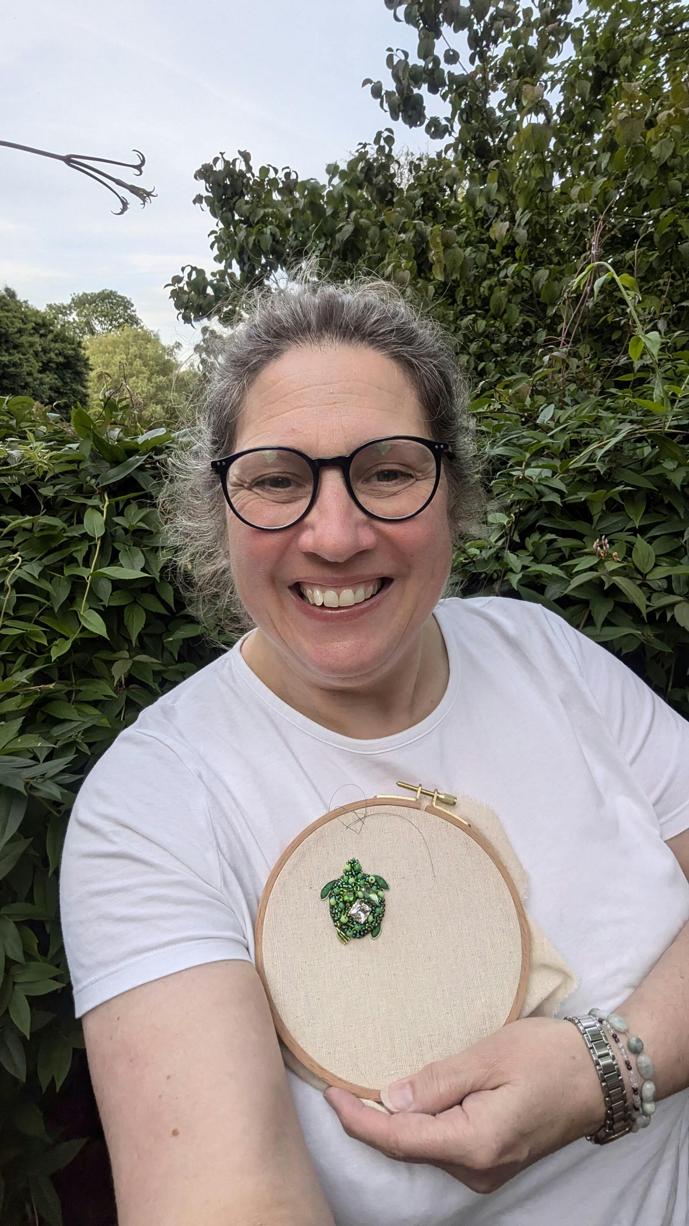 Adopt a Turtle Embroidery Kit for Beginners - The Crafty Heart