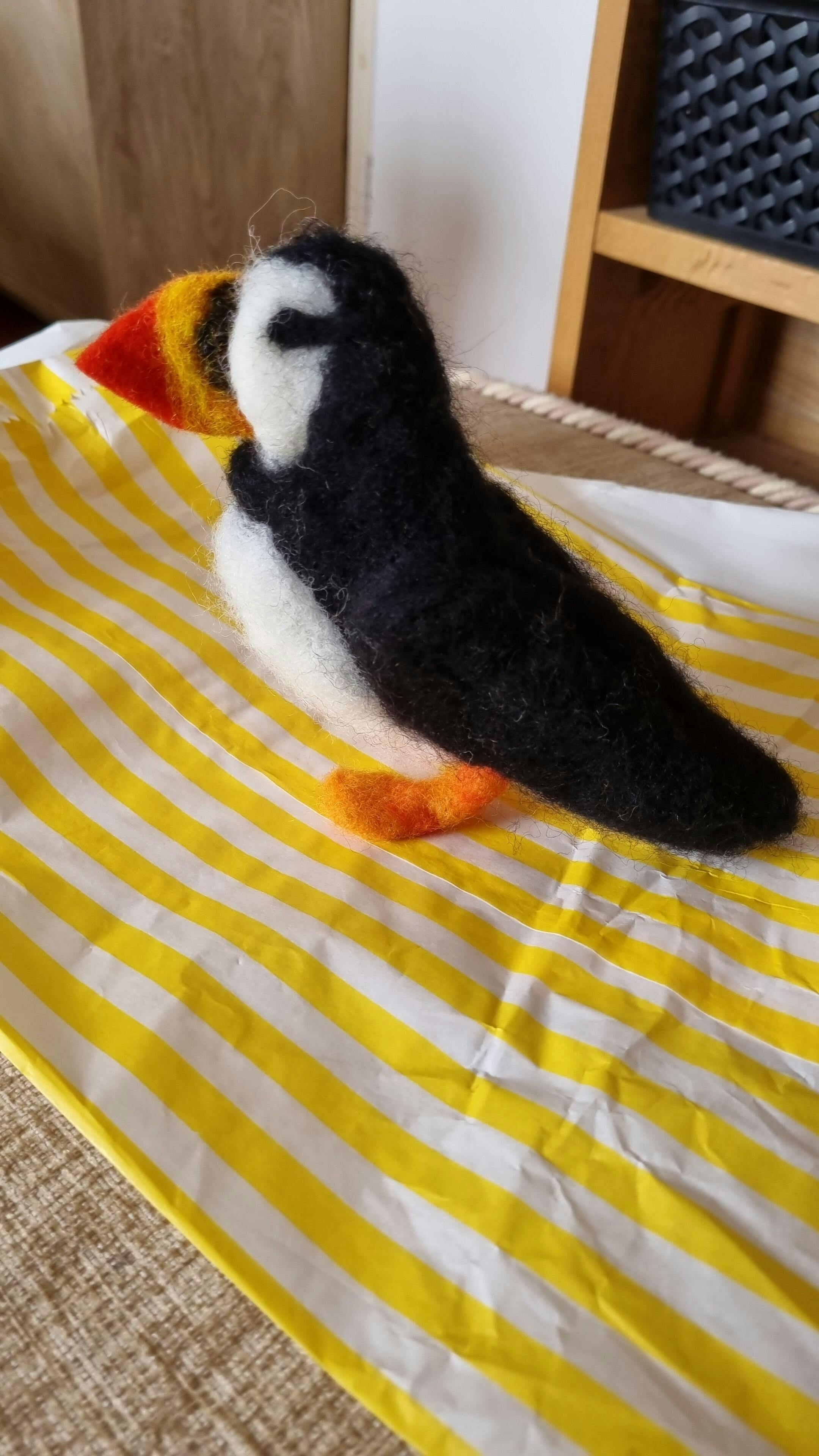 Atlantic Puffin Needle Felting Craft Kit | The Crafty Kit Company