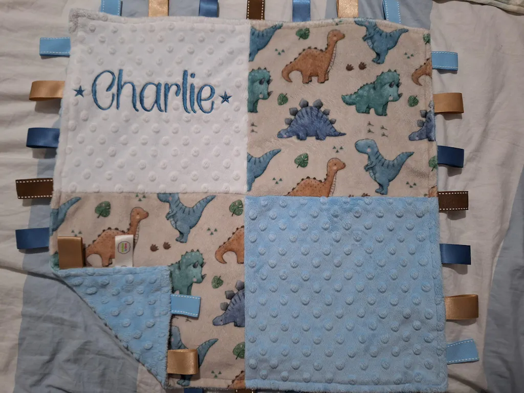 Personalised Patchwork Baby Blanket | Personalised Gifts | Taggy ...