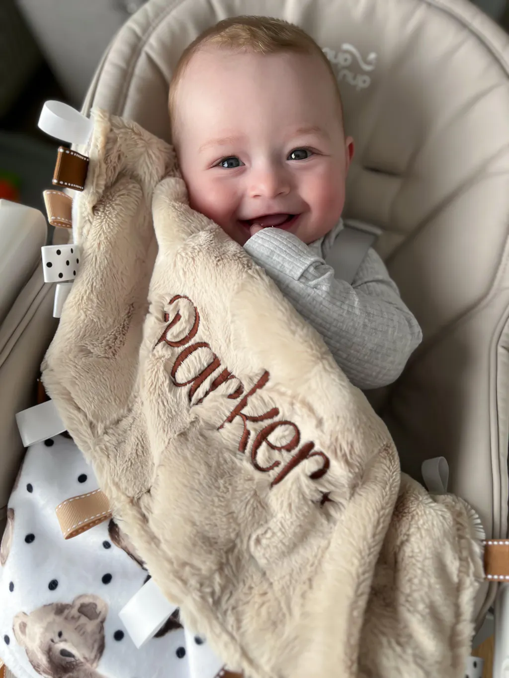 Personalised Newborn Baby Blanket | Personalised Gifts – The Cuddle Company