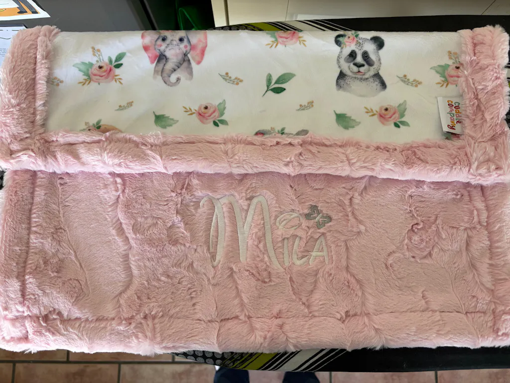 Personalised Newborn Baby Blanket | Personalised Gifts – The Cuddle Company