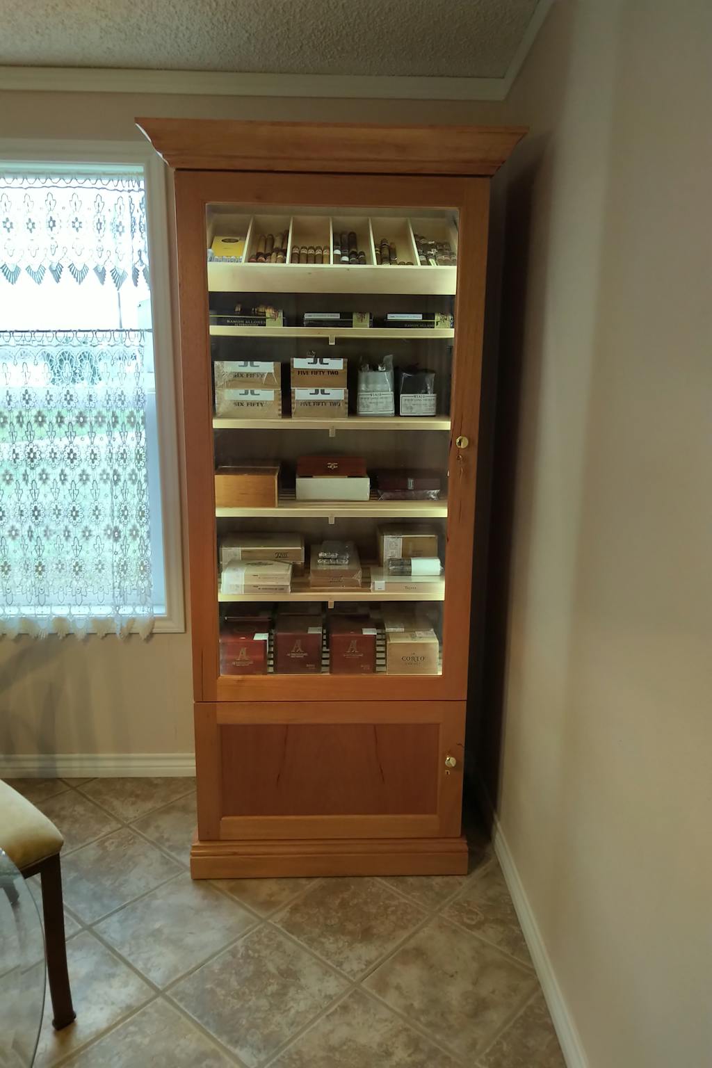 Elegant 1000 Traditional Custom Humidor Cabinet - Your Elegant Bar