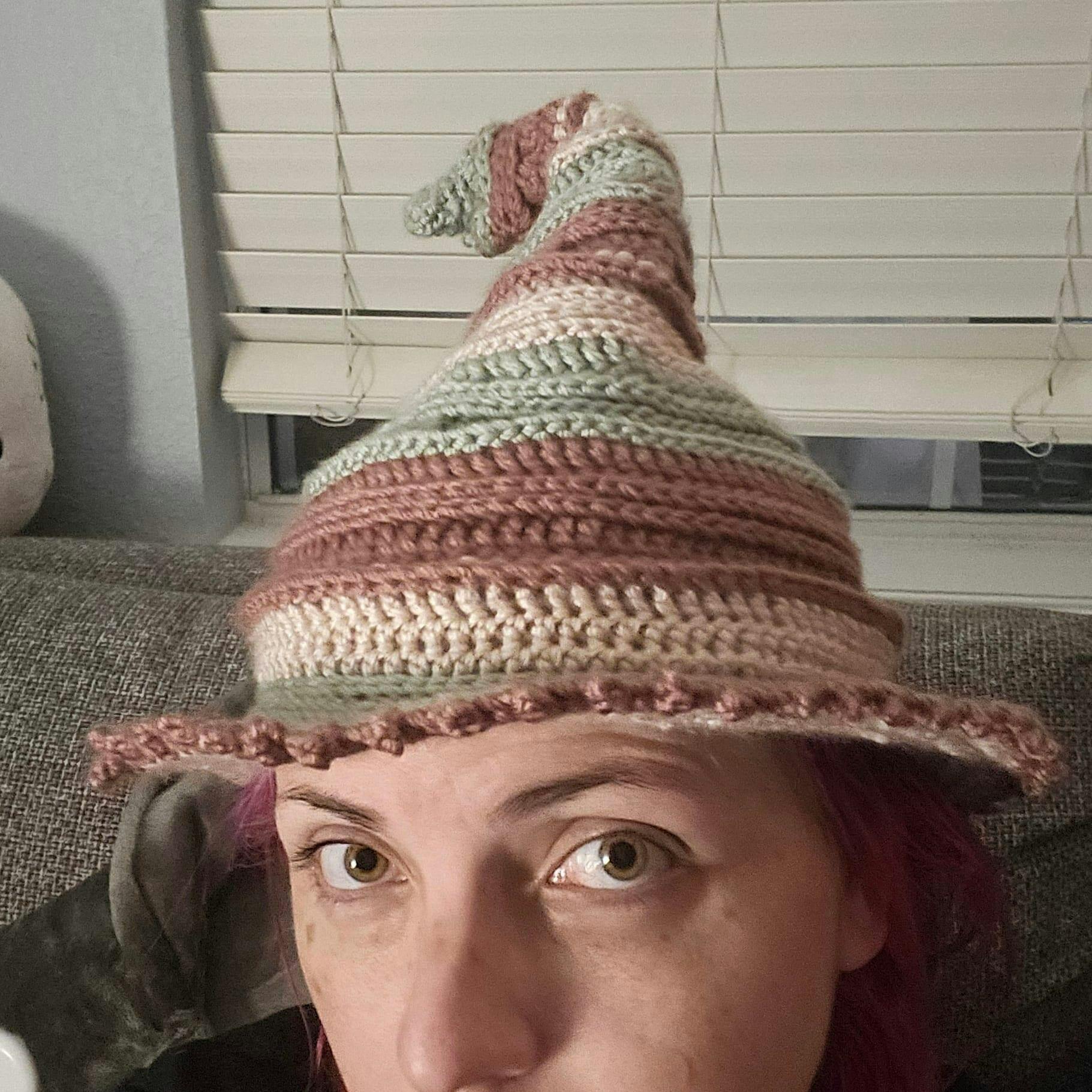 Twisteria Witch Hat Crochet Pattern – The Entangled Fae