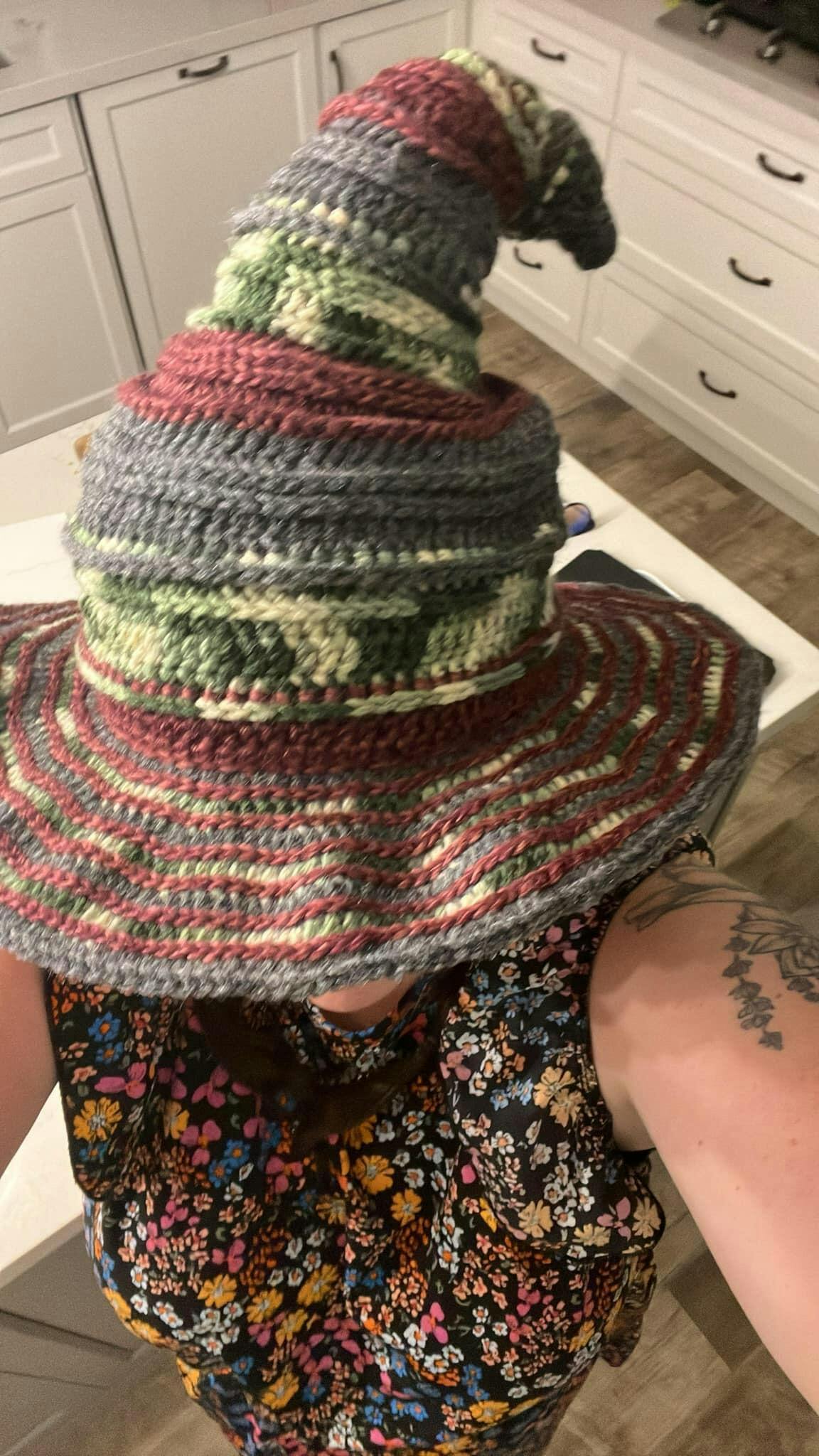 Twisteria Witch Hat Crochet Pattern – The Entangled Fae