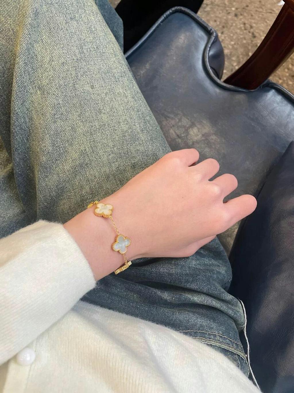 Gold Luxury Bracelets Set | Gift for Her | 18K Gold Plated Bracelets