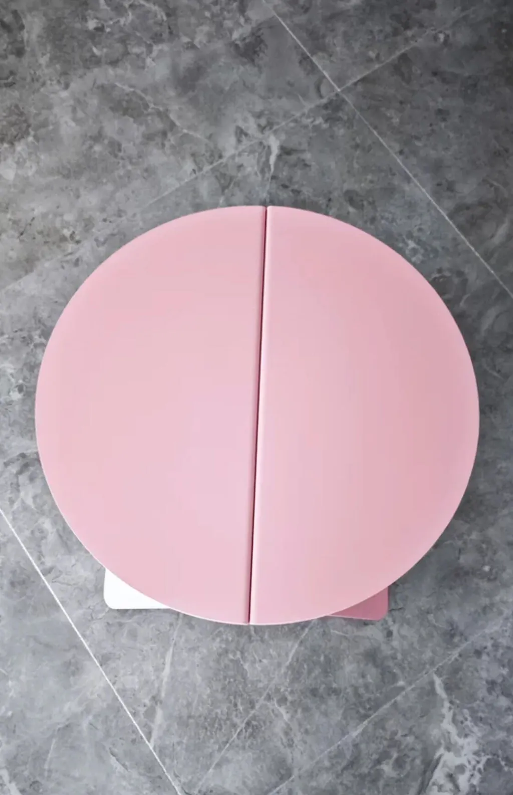 Pink Coffee Table – Modern Side Metal Table Magazine Rack – The Feelz