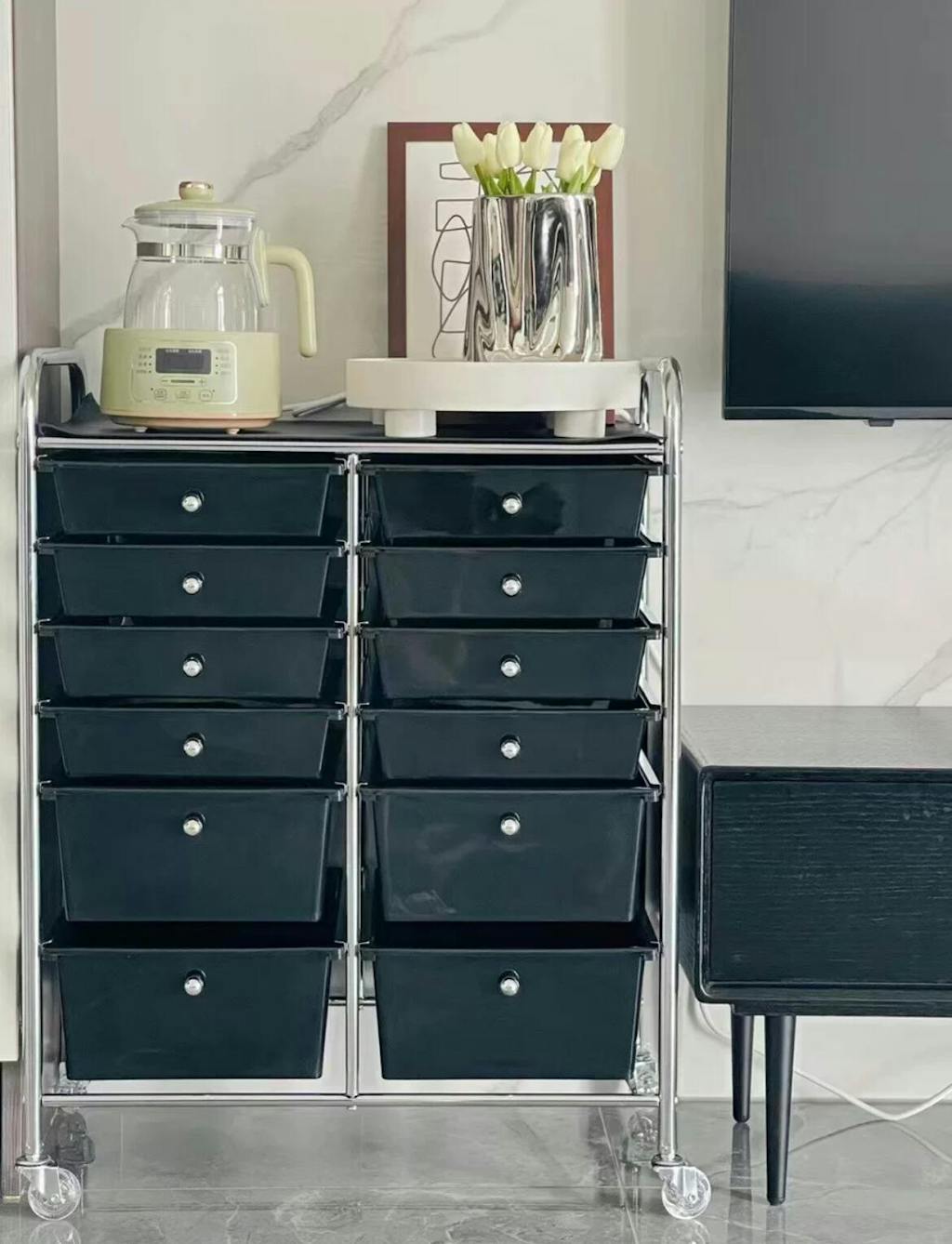 Drawer Rolling Storage Cart - Minimalist Organization – The Feelz
