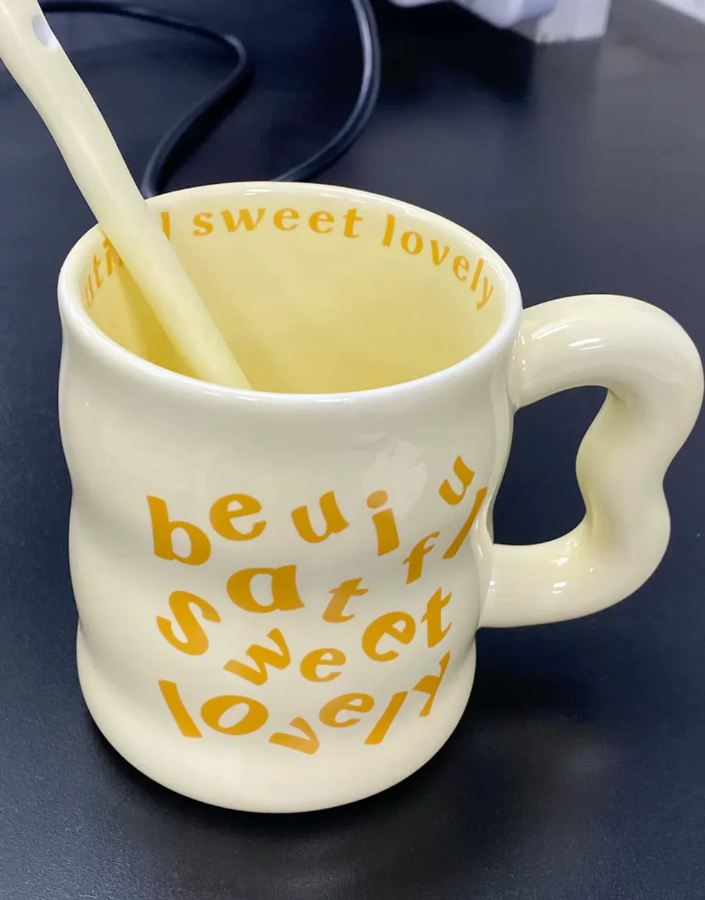 Aesthetic Ceramic Mug - Cute Coffee and Milk Cup for Kitchen – The Feelz
