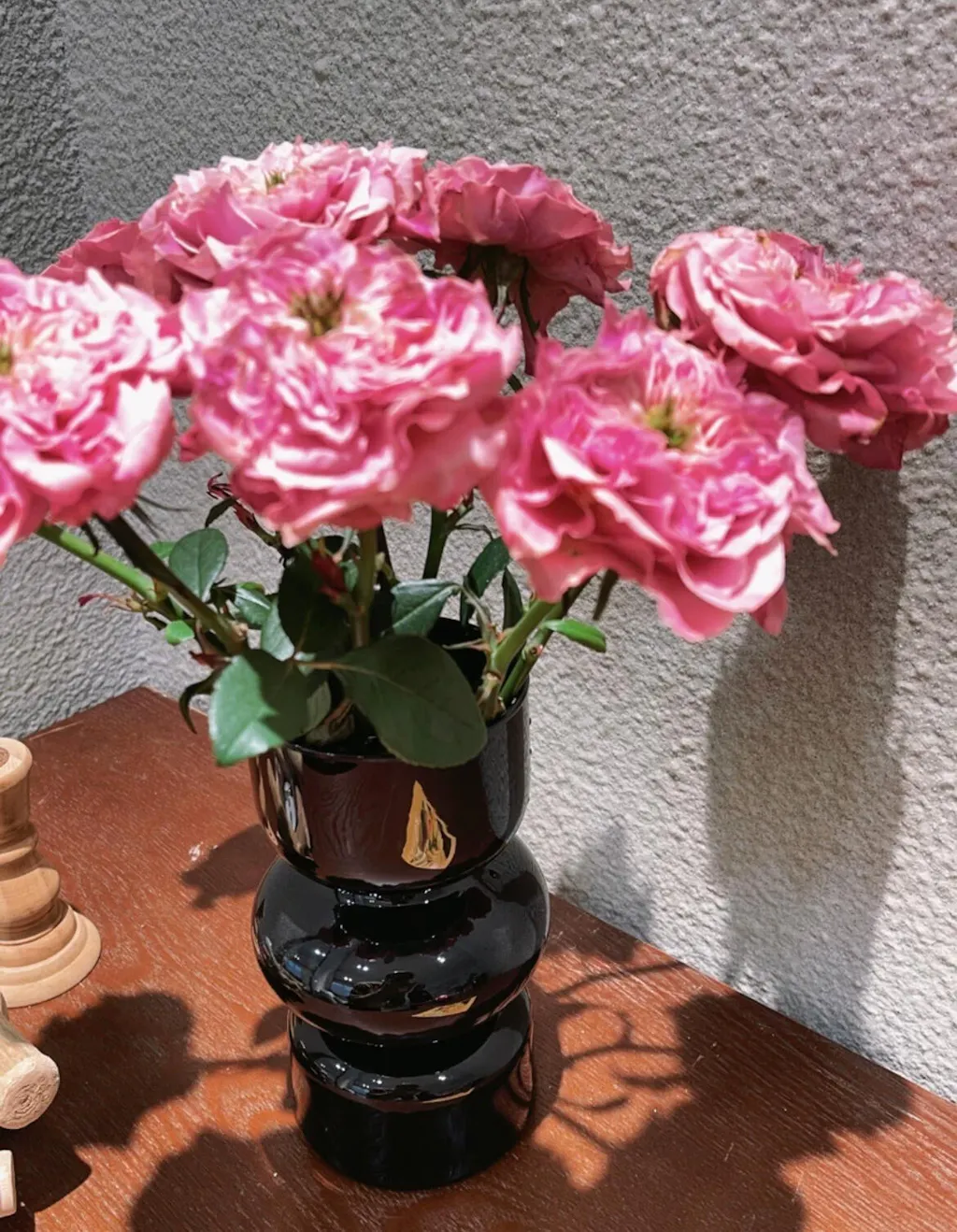 Pink Glass Vase – Nordic Minimalistic Flower Arrangement Decor – The Feelz