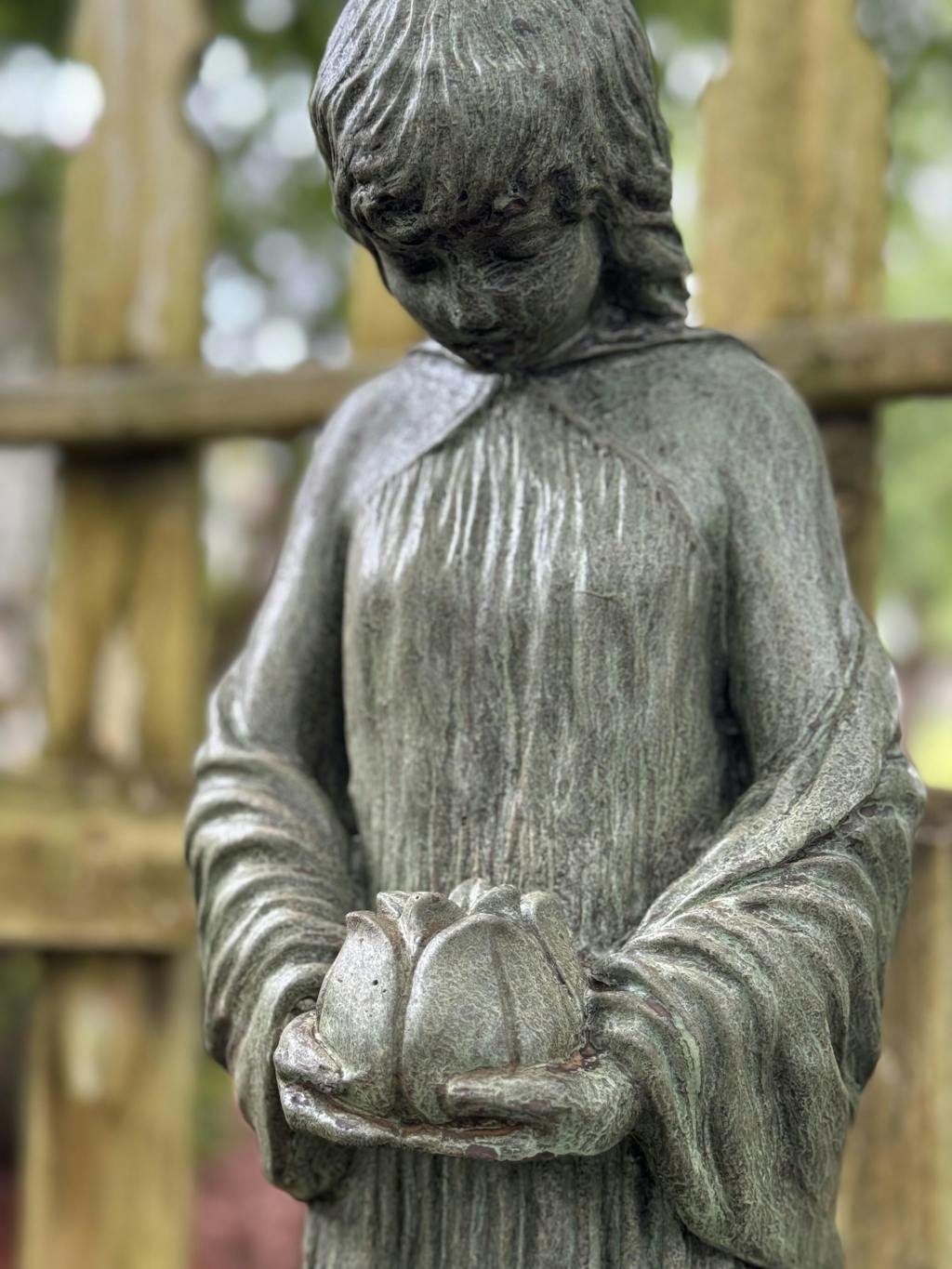 Campania International Wood Nymph Statue - The Garden Gates – The ...