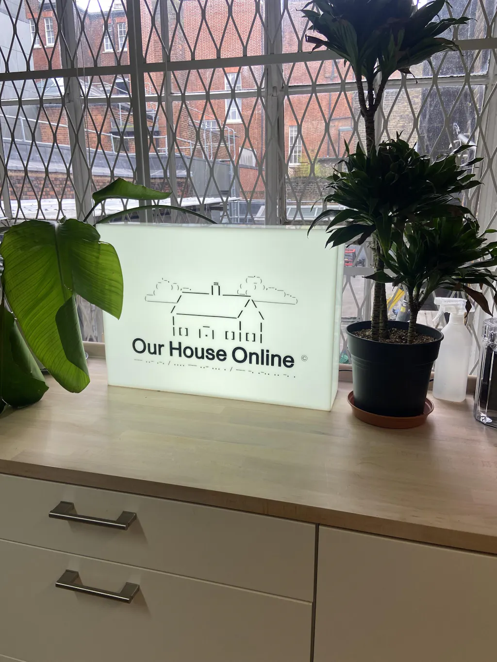 'The Highbury' - Frameless Acrylic Light Box Sign – The Goods London