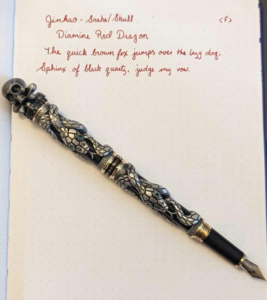 Diamine Red Dragon - Ink Sample - The Goulet Pen Company