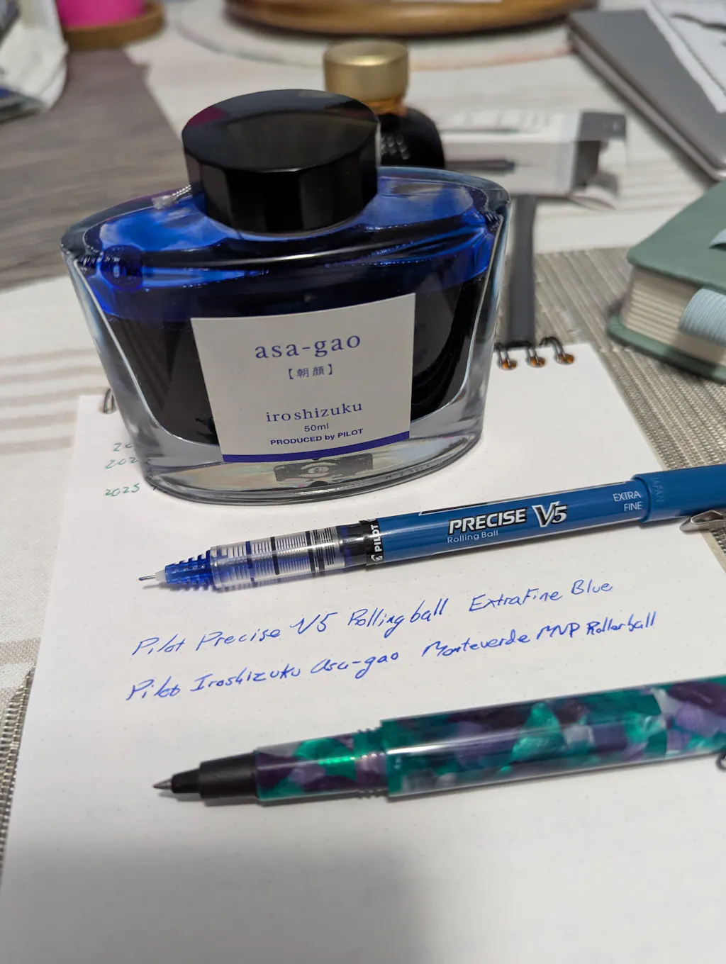 Pilot Iroshizuku Asa-gao - 50ml Bottled Fountain Pen Ink - The Goulet ...