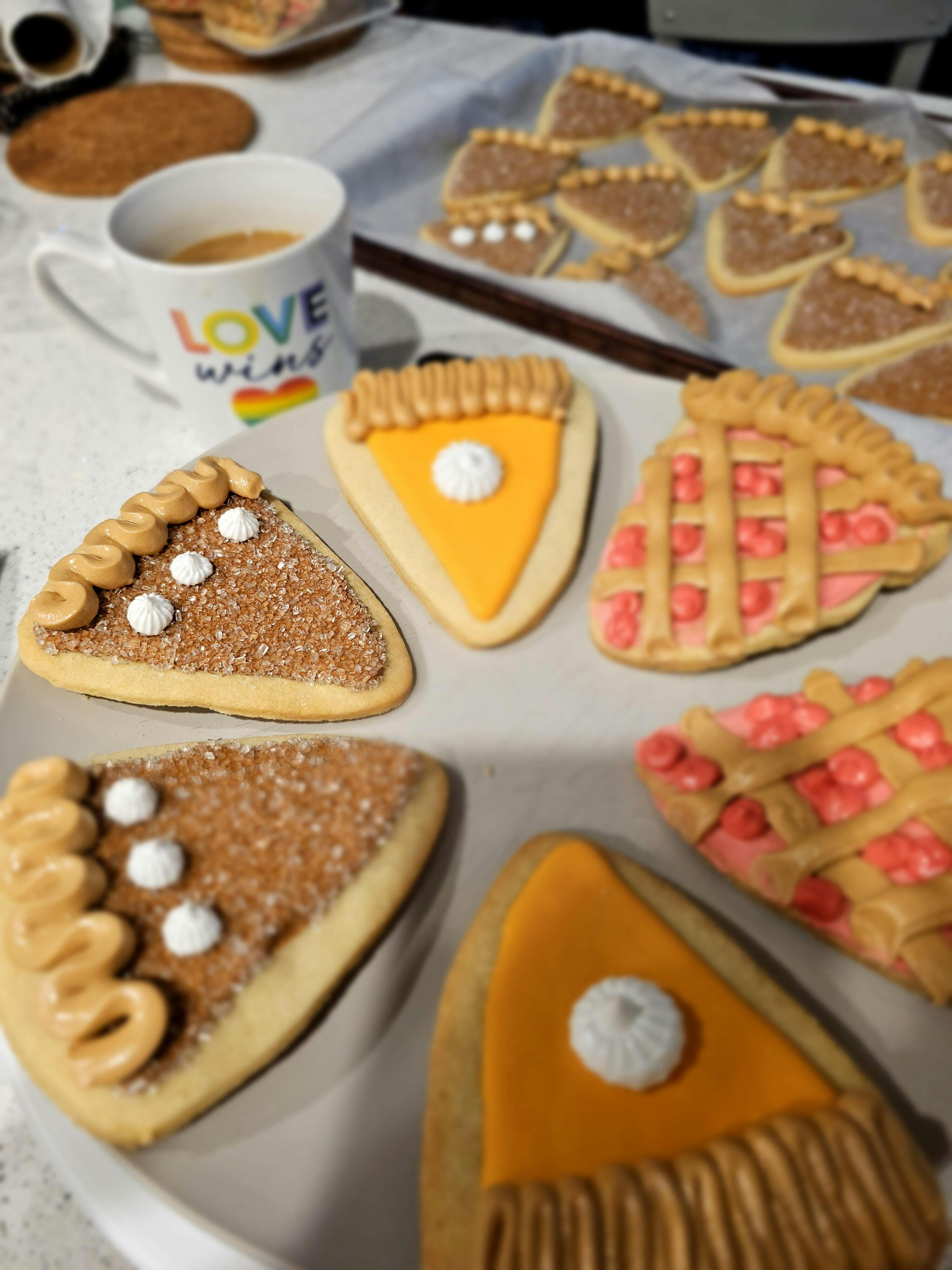 Pie Pie Pie Beginner Online Cookie Decorating Class The Graceful Baker Shop