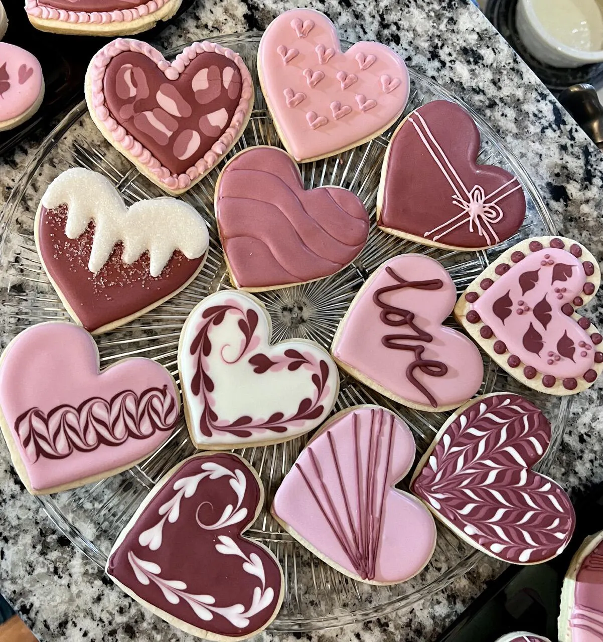 Sweet Hearts Online Cookie Decorating Class – The Graceful Baker Shop