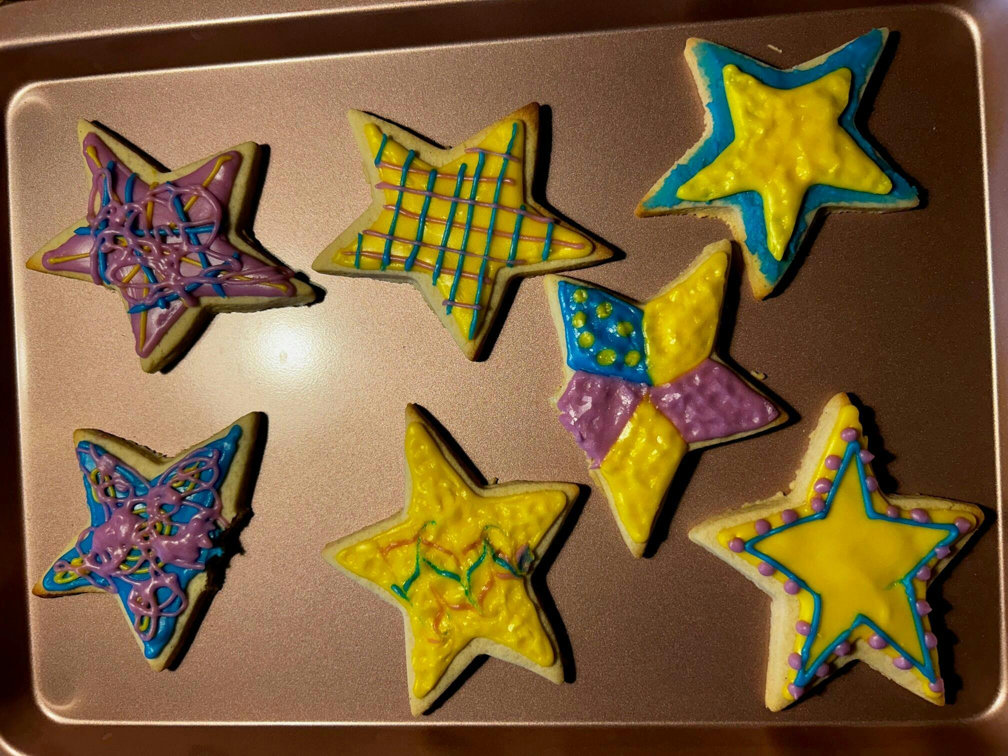 Beginner Stars Cookie Decorating Class – The Graceful Baker Shop