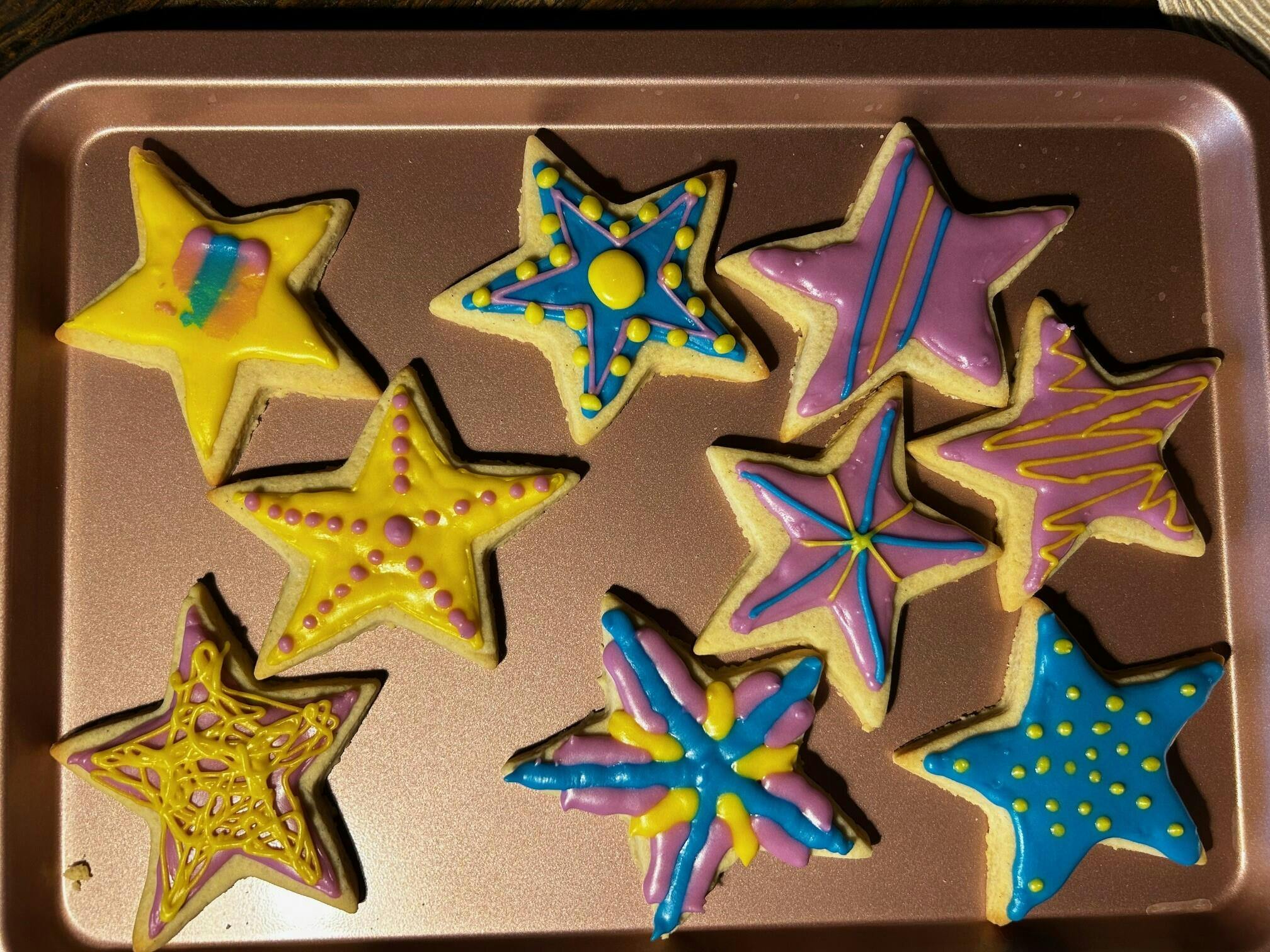 Beginner Stars Cookie Decorating Class – The Graceful Baker Shop