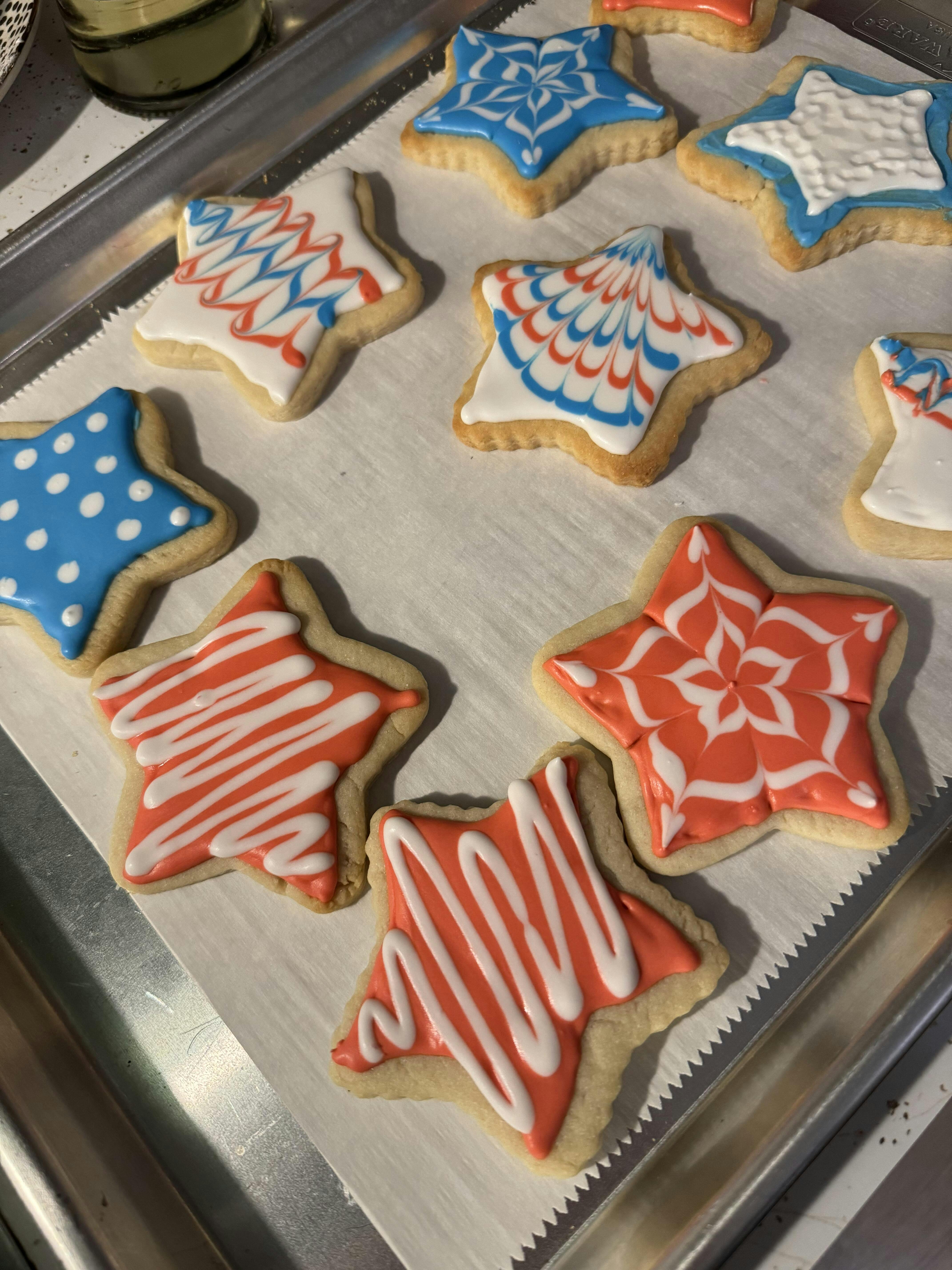 Beginner Stars Cookie Decorating Class – The Graceful Baker Shop