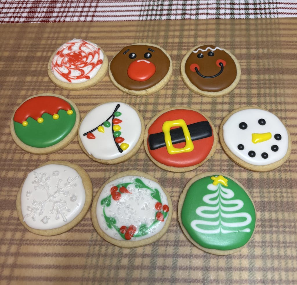 Beginner Christmas Online Cookie Decorating Class – The Graceful Baker Shop