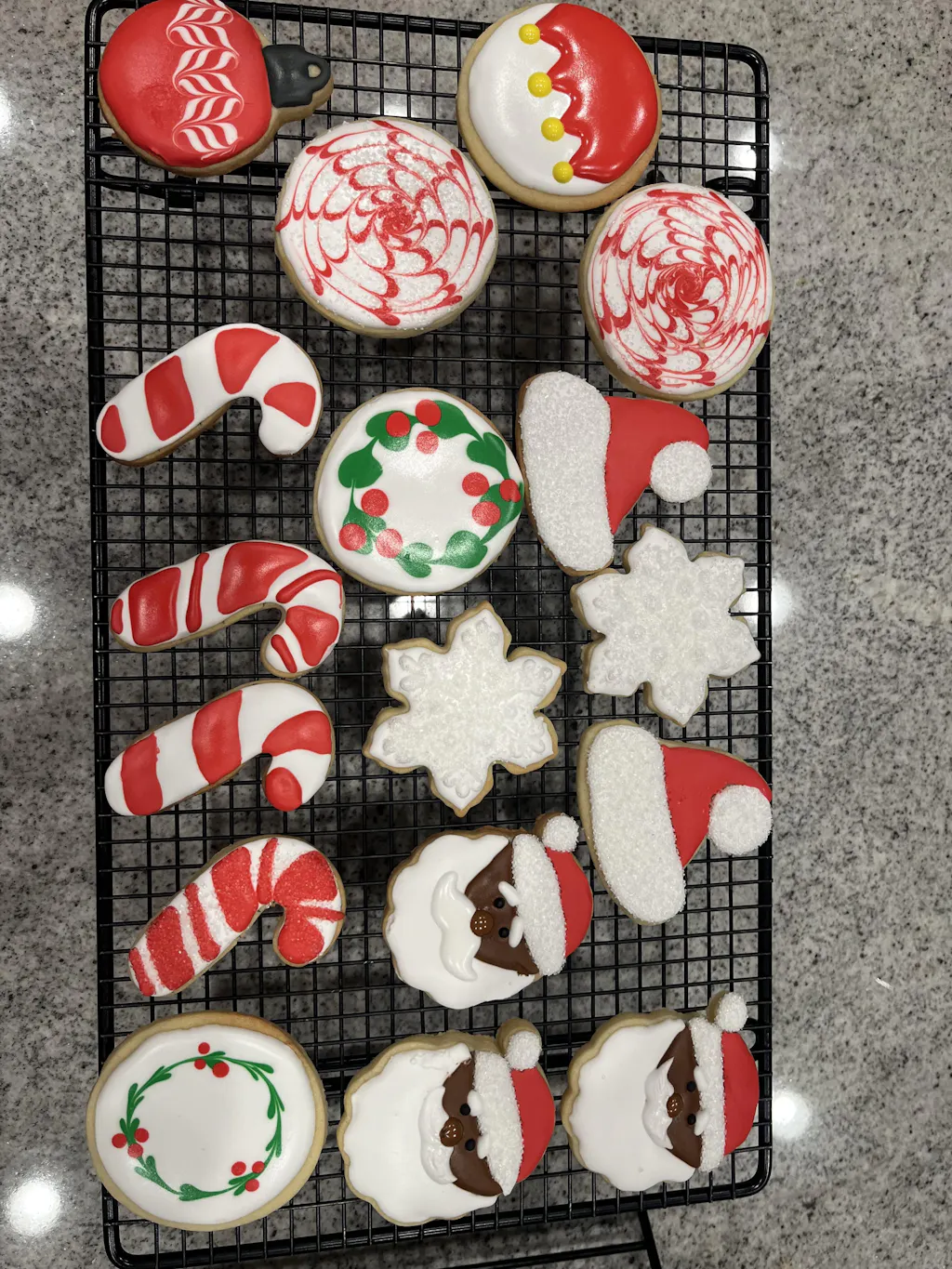 Beginner Christmas Online Cookie Decorating Class – The Graceful Baker Shop