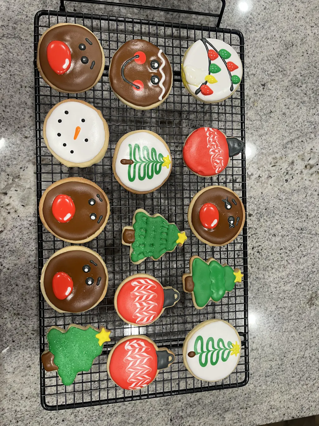 Beginner Christmas Online Cookie Decorating Class – The Graceful Baker Shop