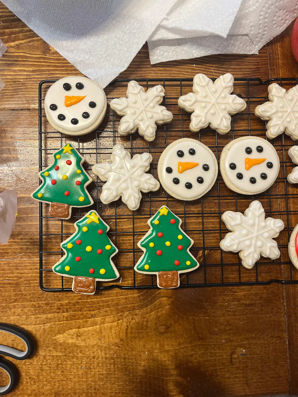 Beginner Christmas Online Cookie Decorating Class – The Graceful Baker Shop